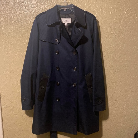 Coach | Jackets & Coats | Dark Blue Coach Trench | Poshmark